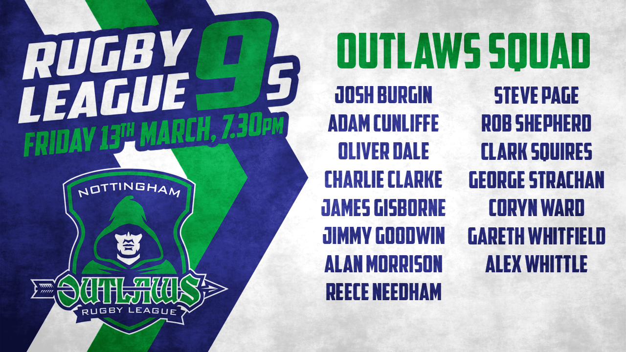 Squad for Nottingham 9s – Nottingham Outlaws